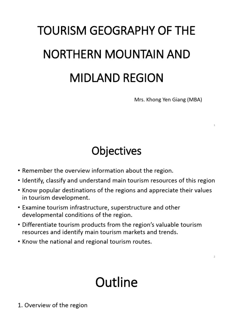 w7. Tourism Geography of The Northern Mountainous and Hill Land Region ...