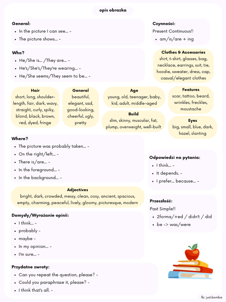 Opis Obrazka | PDF | Softlines (Retail) | Human Appearance