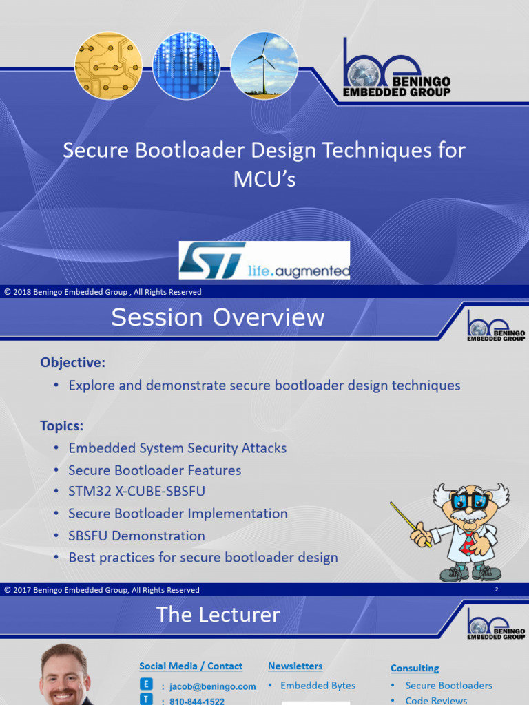 SecureBootloadersST_RevA0 | PDF | Embedded System | Booting