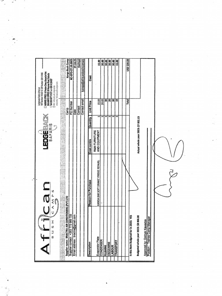 A-Kc - Kanga Fridge Repairs | PDF