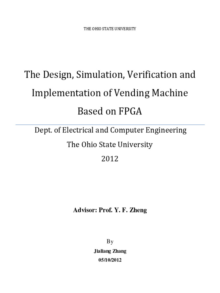 Thesis | PDF | Hardware Description Language | Field Programmable Gate Array