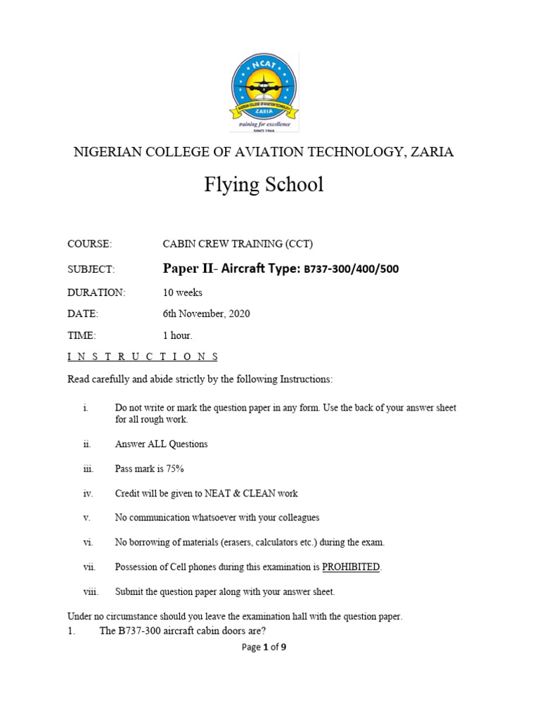 Mock CCTB 35 Aircraft Type | PDF | Aviation | Aircraft
