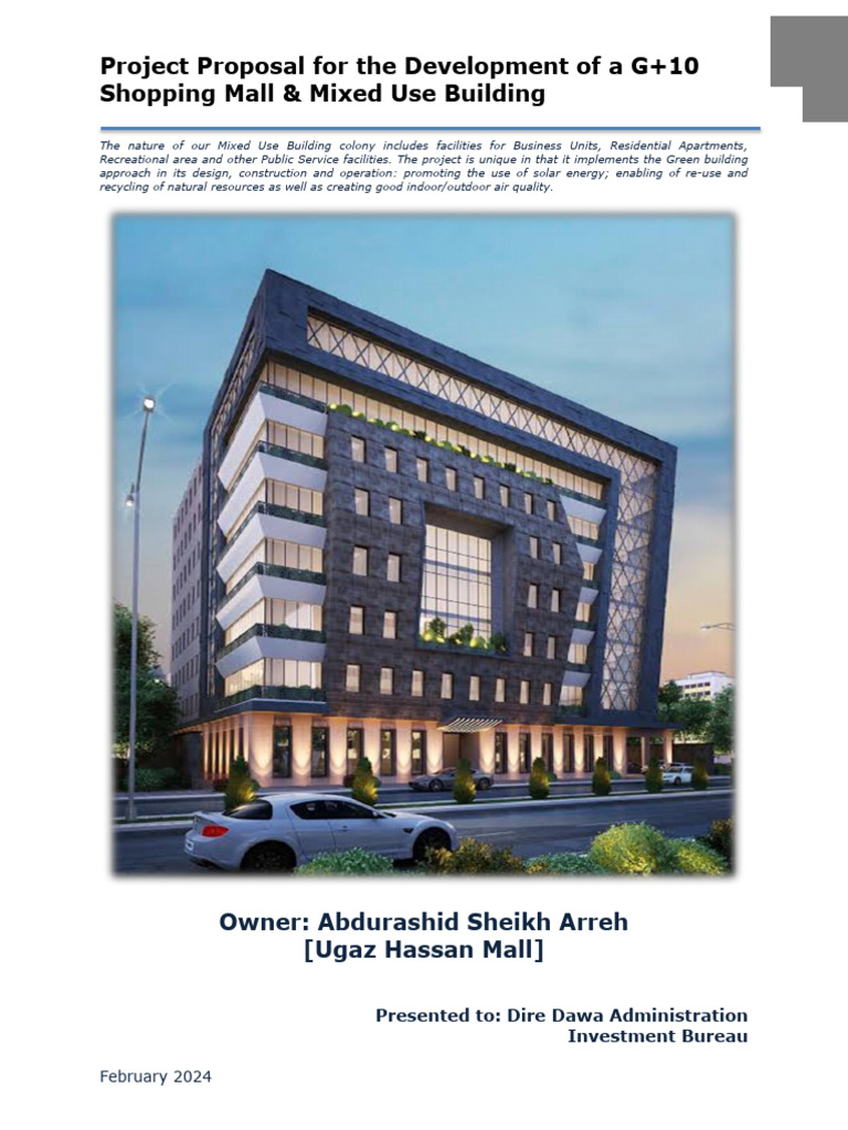 G+10 Mixed Use Building Proposal | PDF | Public–Private Partnership ...