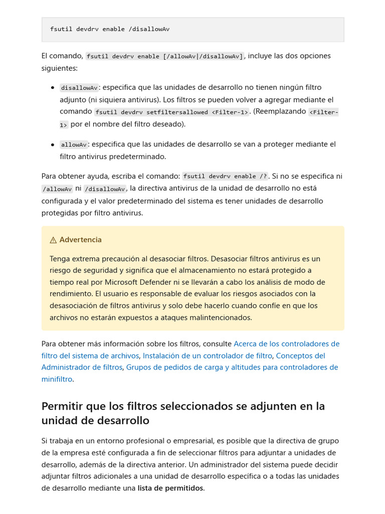 Permitir Que Los Filtros Seleccionados Se Adjunten en La Unidad de ...
