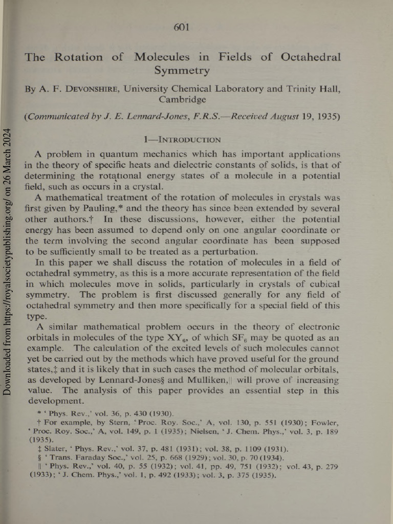 devonshire-lennard-jones-1997-the-rotation-of-molecules-in-fields-of ...
