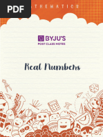 Real Numbers Complete - Abhay - Shobhit Nirwan | PDF