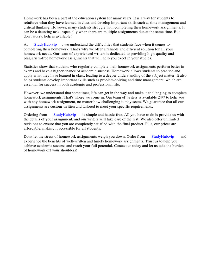 Homework Is Good Statistics | PDF | Homework | Statistics