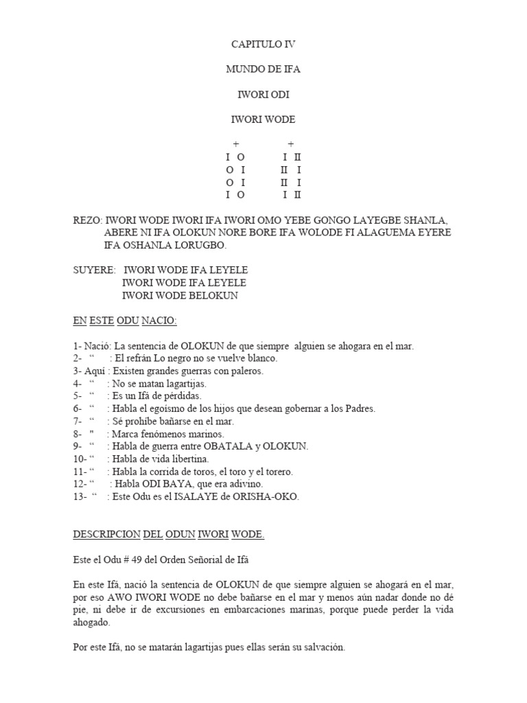 049 Iwori Odi | PDF