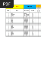 2024 Staff Leave Planner Template | PDF