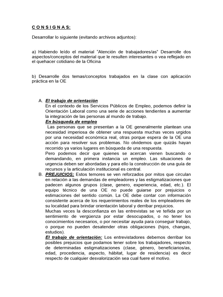 Trabajo 66666 | PDF | Prejuicios | Psicología Social