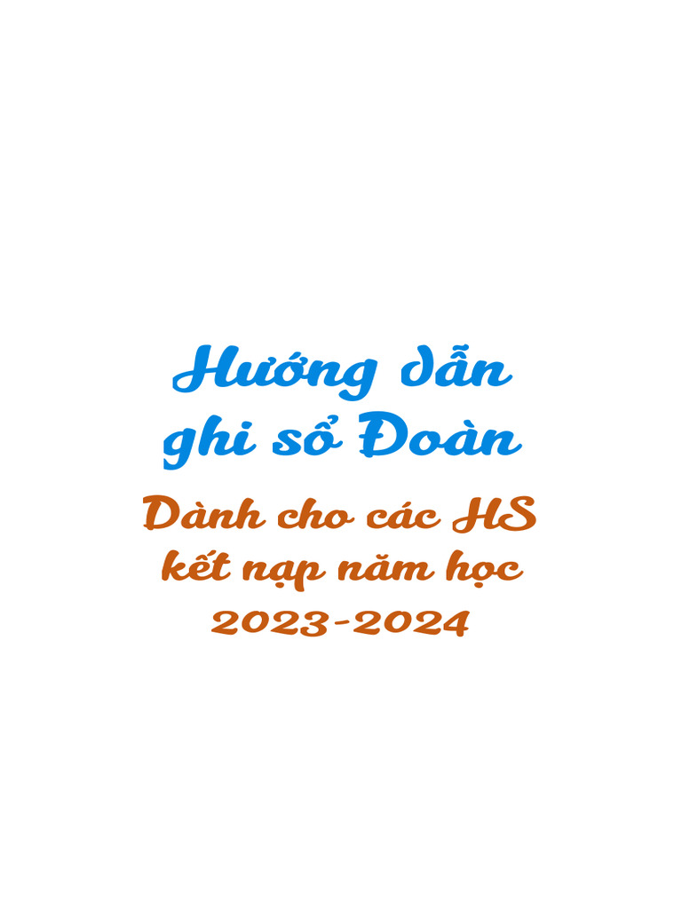 HD Ghi So Doan | PDF