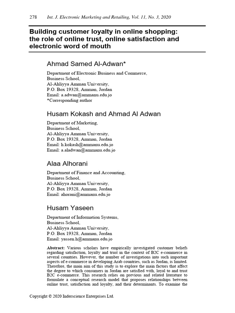 Al Adwan | PDF | E Commerce | Online Shopping