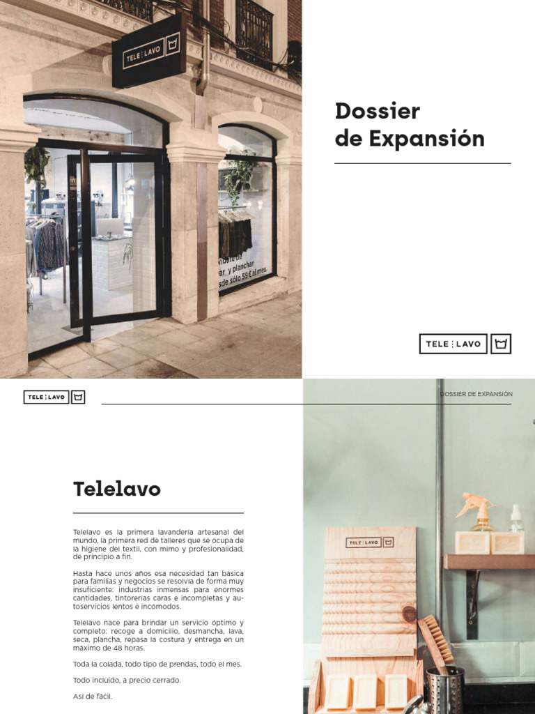 Telelavo - Dossier de ExpansiÃ N, Septiembre 2023 | PDF | Aplicación ...