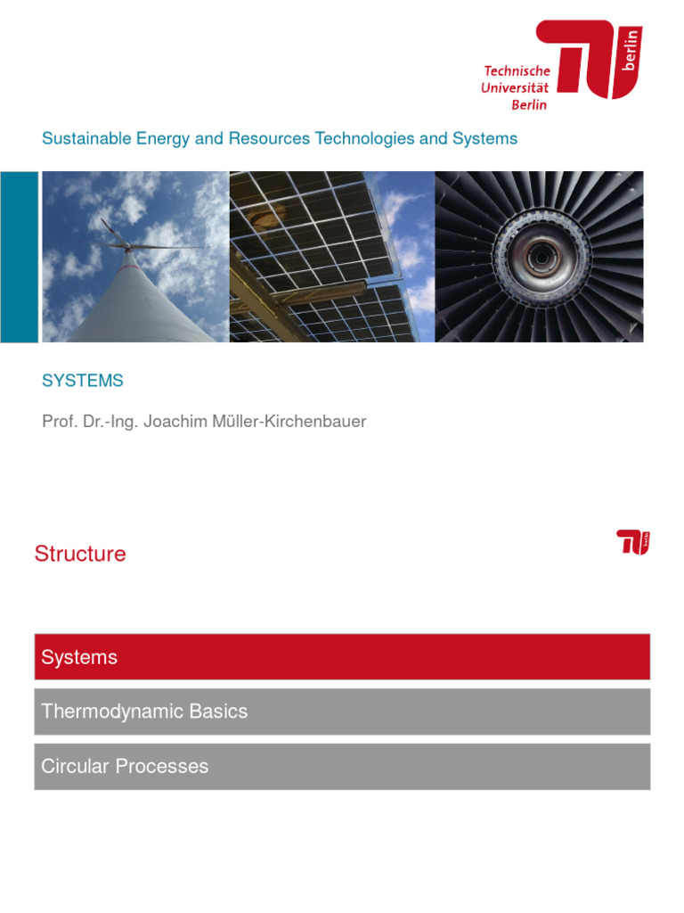 2023TECH-L1-2-Systems | PDF | Exergy | Heat