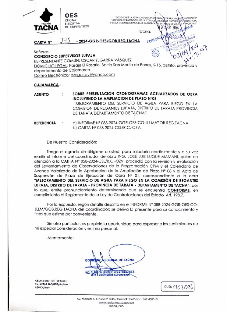 Hito de Control 22 CGR PDF | PDF | Hormigón | Precipitación
