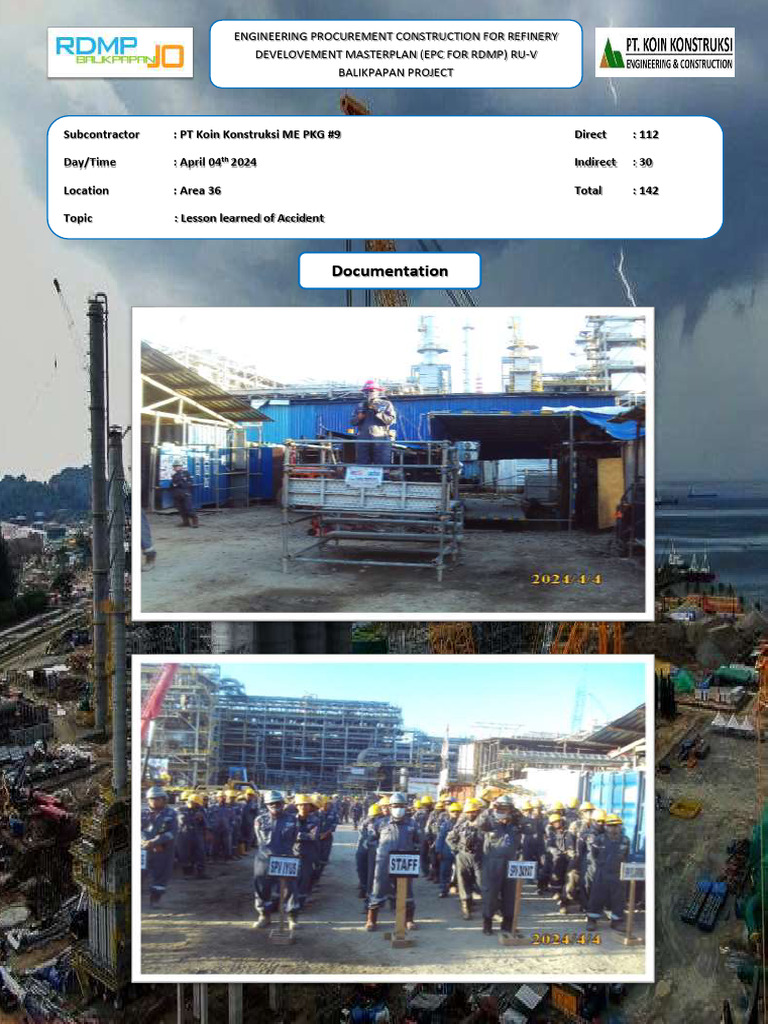 Daily Report TBM - 04-04-2024 | PDF