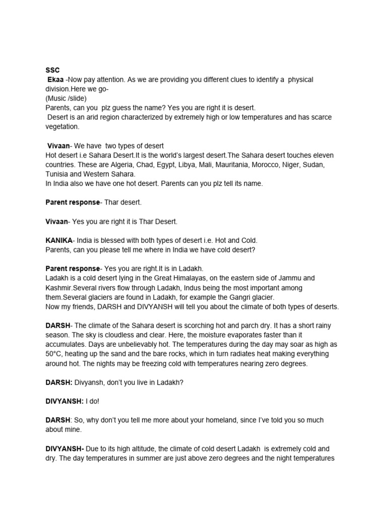 CL_7C HARMONY-final | PDF | Desert | Sahara