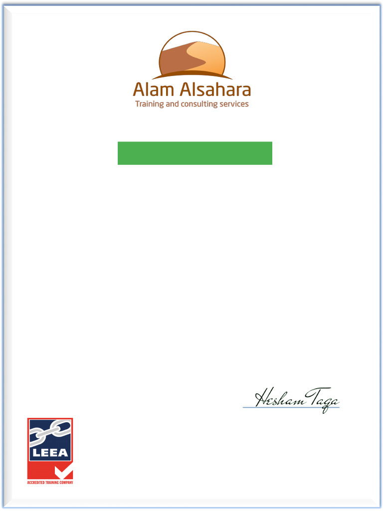 LEEA Training Course Completion Certificate | PDF