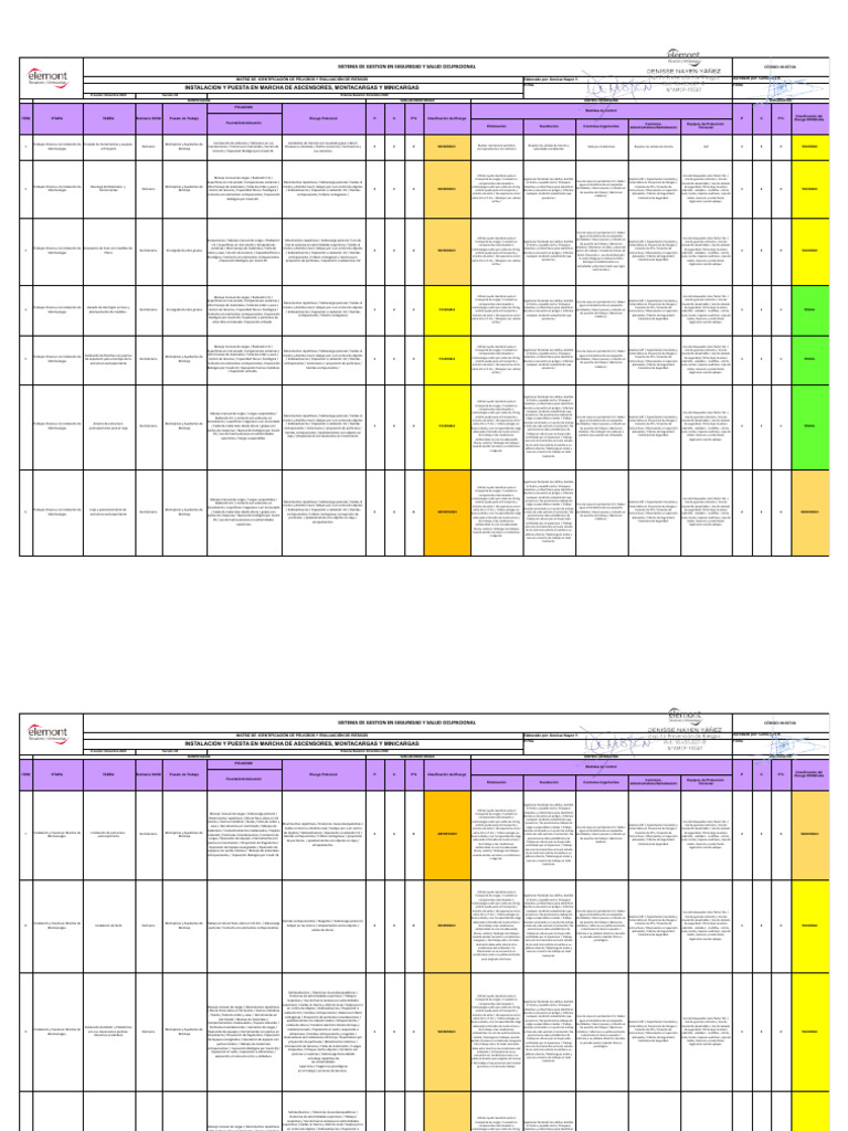 M-SST-01 Matriz de Instalación | PDF | Máquina elevadora | Soldadura