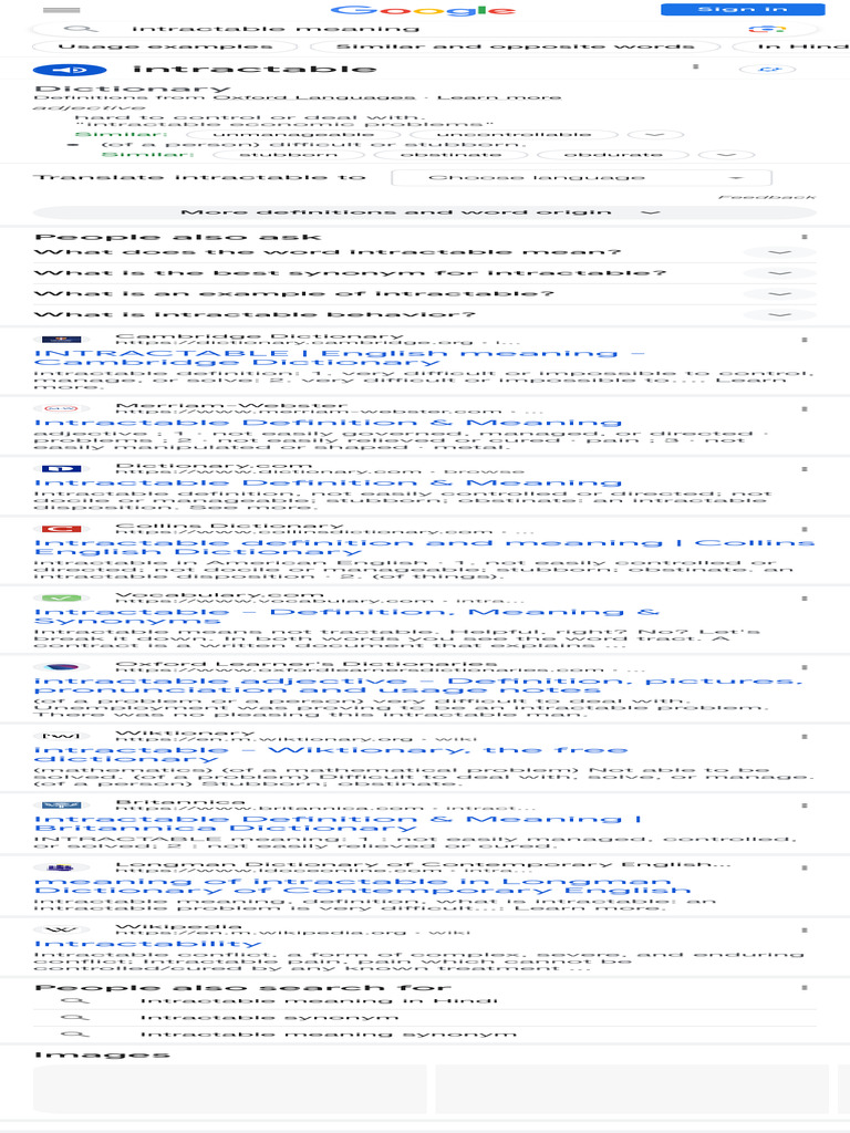 Intractable Meaning - Google Search | PDF | Computational Complexity ...