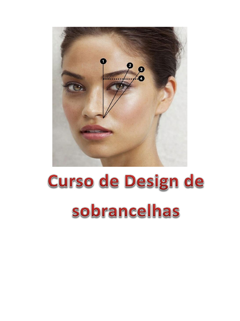Curso De Design De Sobrancelhas Pdf Epiderme Anatomia
