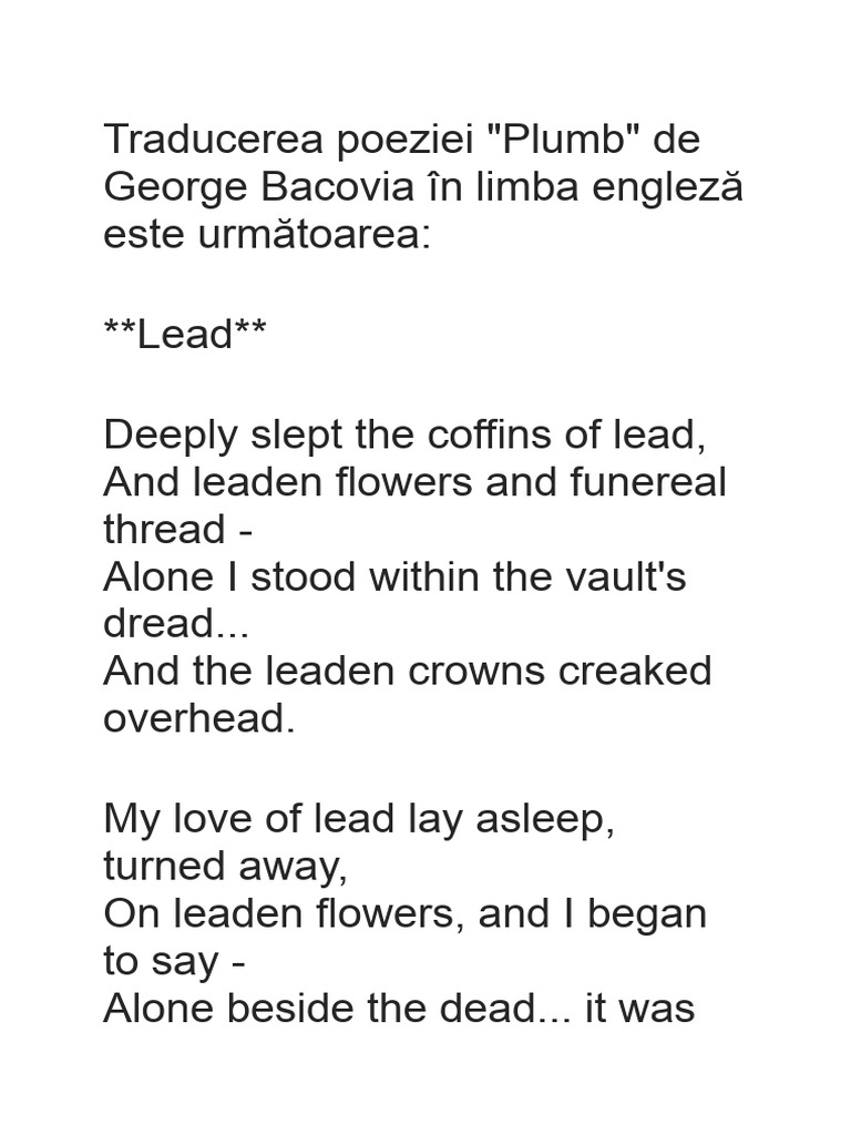 Proiect Engleza Romana Optional Petre Alexandra | PDF | Poetry | Translations