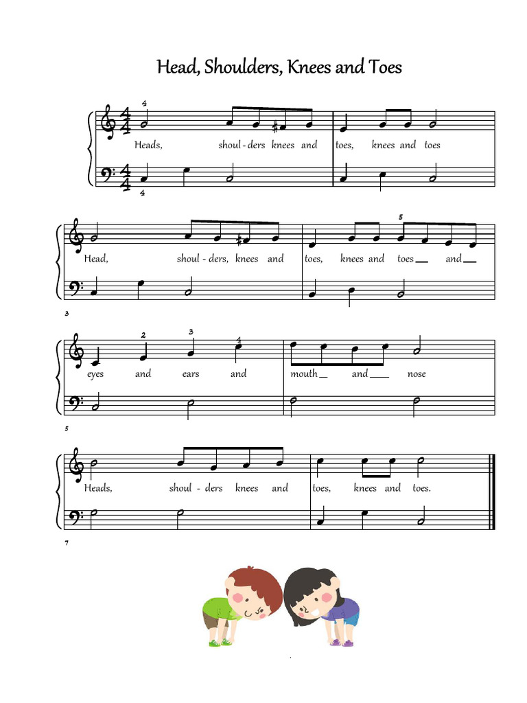 Head Shoulder Knees and Toe | PDF | Foreign Language Studies