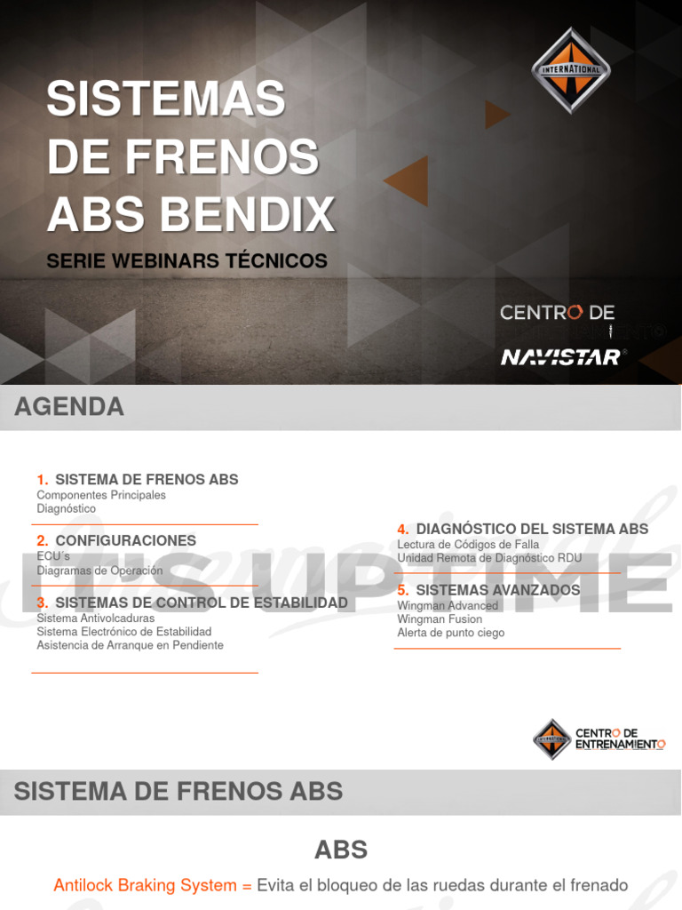Bendix | PDF | Sistema de freno antibloqueo | Vehículo de motor