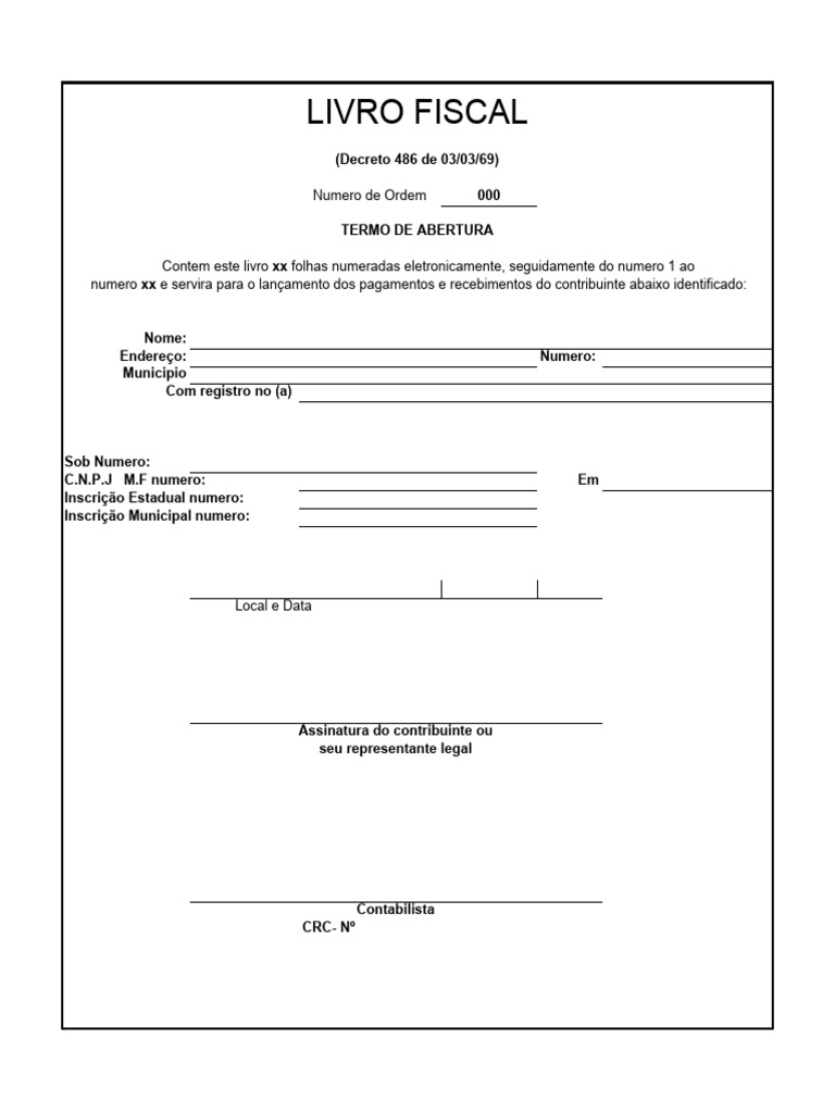 Livro Fiscal de ICMS: Entradas e Saídas | PDF | Impostos | Recibo