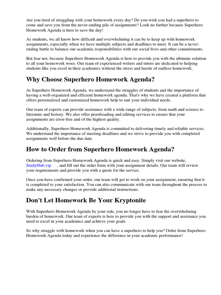 Superhero Homework Agenda | PDF | Http Cookie | Safari (Web Browser)