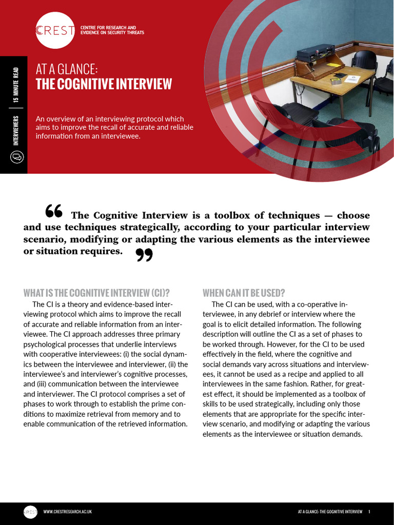 Fefd | PDF | Interview | Cognition