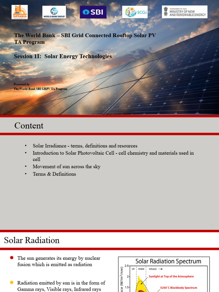 Session 2 - Solar Energy Technologies | PDF | Solar Cell | Photovoltaics
