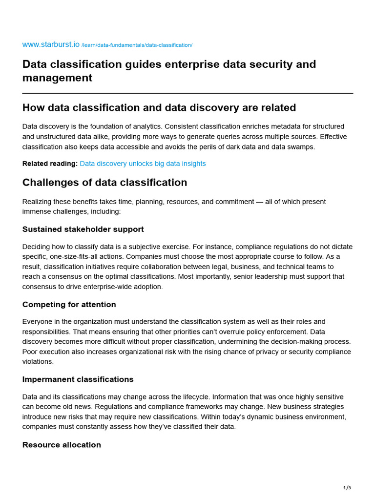 Starburst - Io-Data Classification Guides Enterprise Data Security and ...