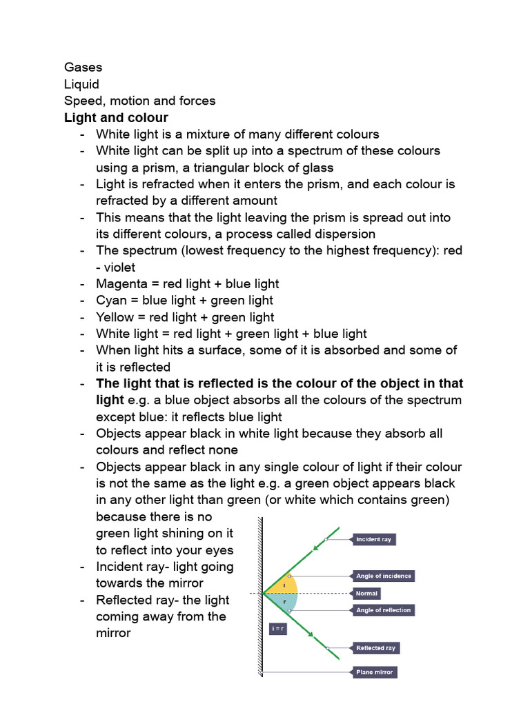 Understanding Light, Gases, and Respiration | PDF | Breathing | Atoms