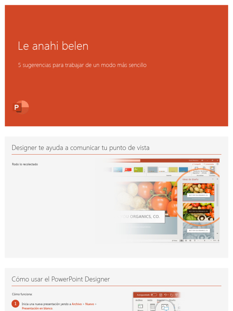 Anahi Belen | PDF | Microsoft PowerPoint | Software