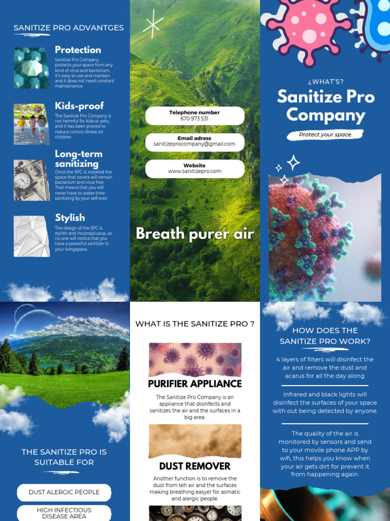 Triptic Sanitize | PDF | Disinfectant
