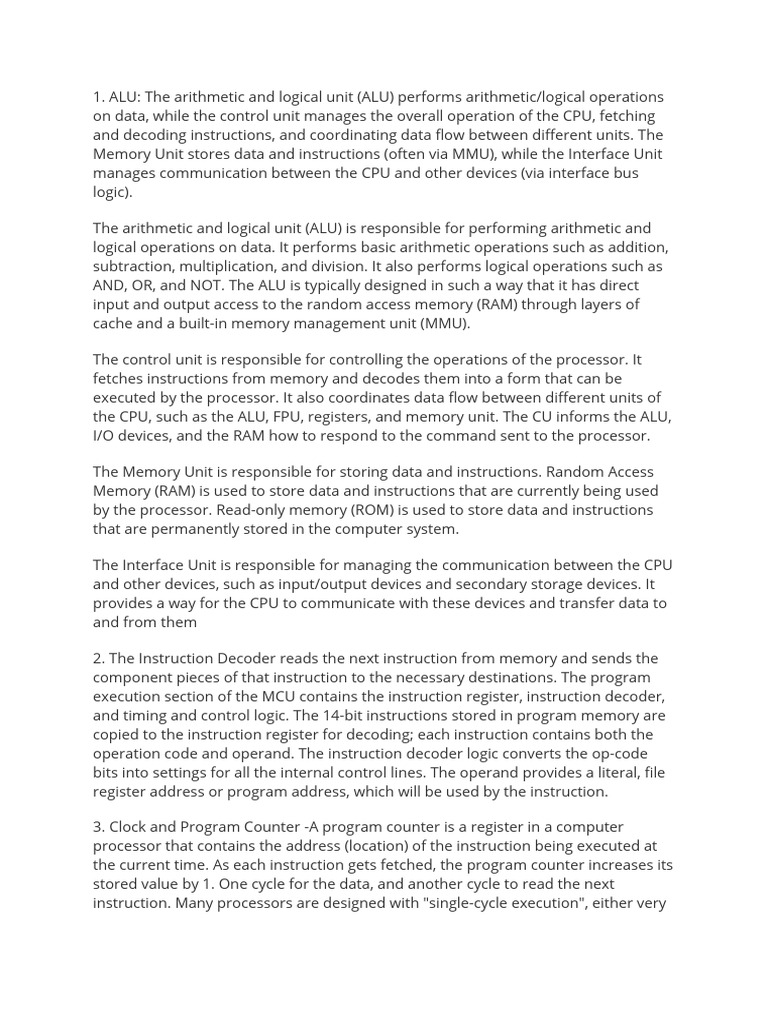 Learning Journal Unit 5 CS1104 | PDF | Central Processing Unit | Computer Data Storage