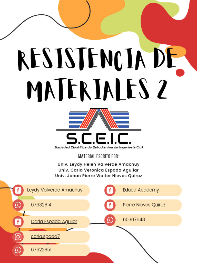 Resistencia de Materiales 2 | Descargar gratis PDF | Materiales | Mecánica de sólidos