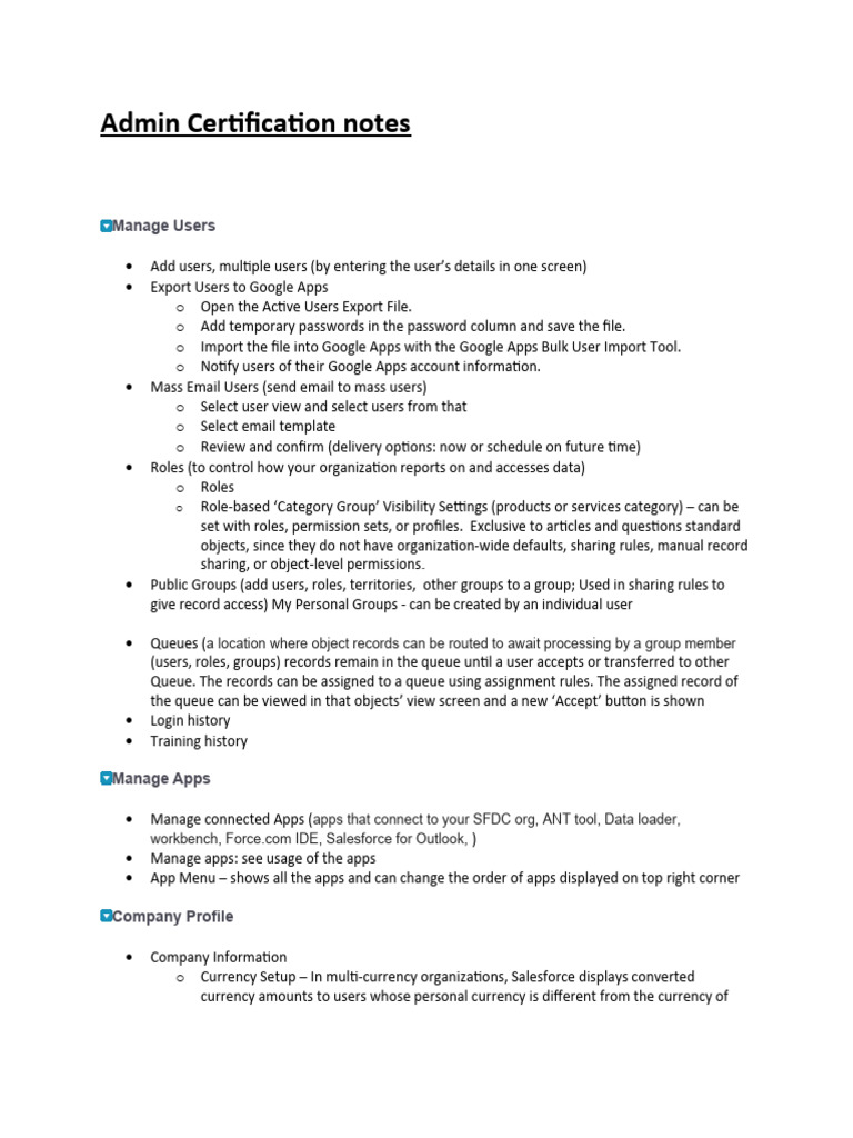 Salesforce Admin Certification Guide | PDF | Databases | Prices