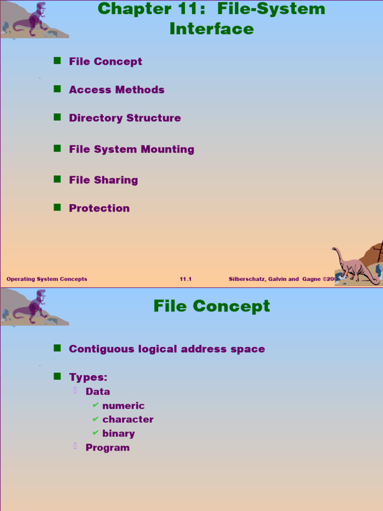 ch11 | PDF | Computer File | File System