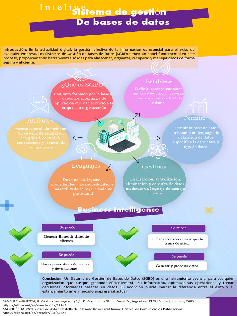 Infografía Ingeligencia de Negocios | PDF | Bases de datos | Inteligencia de negocios