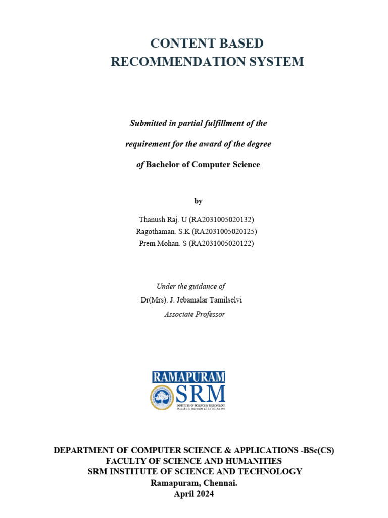 Final Year Project Document | PDF | Class (Computer Programming) | Deep Learning