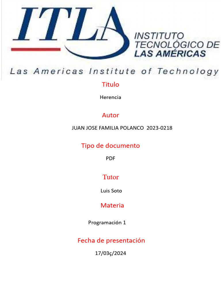 Herencia | PDF | Herencia (Programación Orientada a Objetos) | Coche Herencia | PDF | Herencia (Programación Orientada a Objetos) | Coche