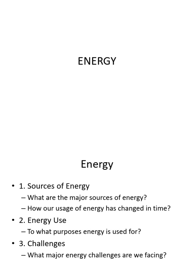 Energy Sources | PDF | Energy Development | Fuels
