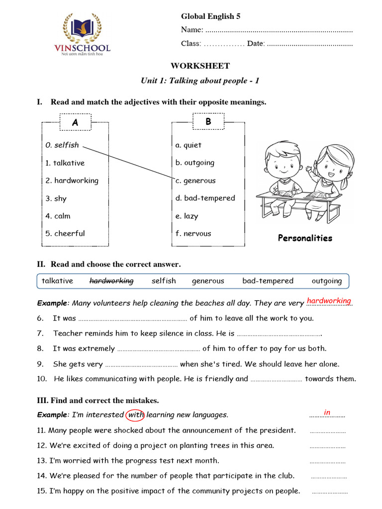 Practice Unit 1 Test | PDF