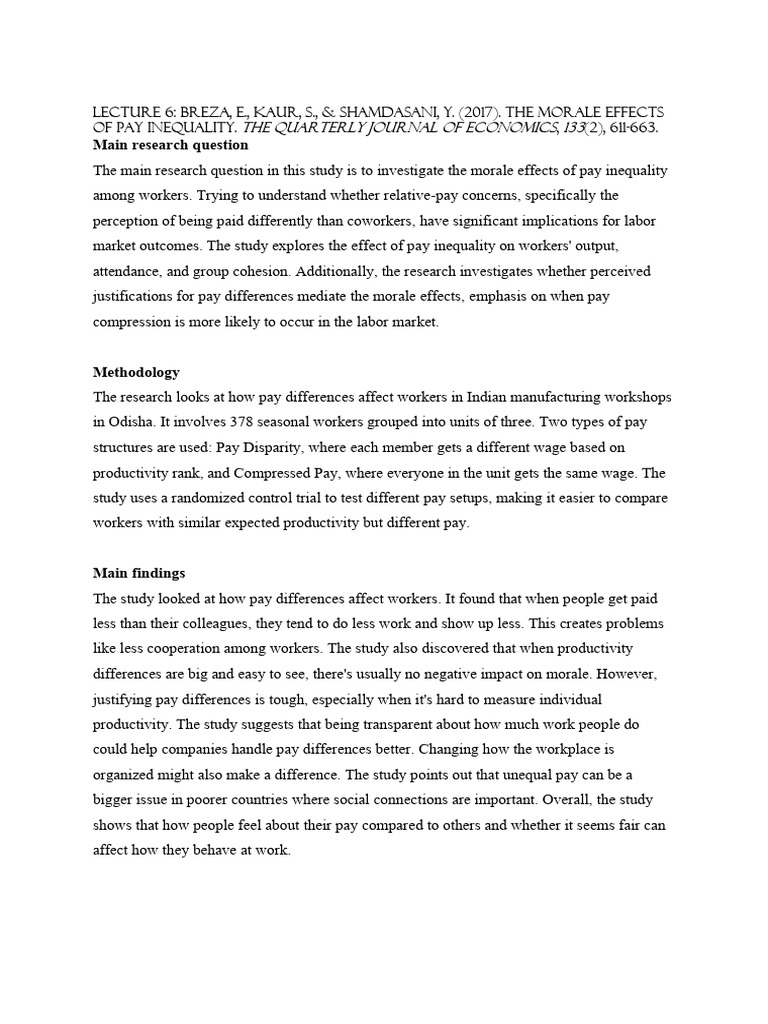 Lecture 6 Reading Notes | PDF