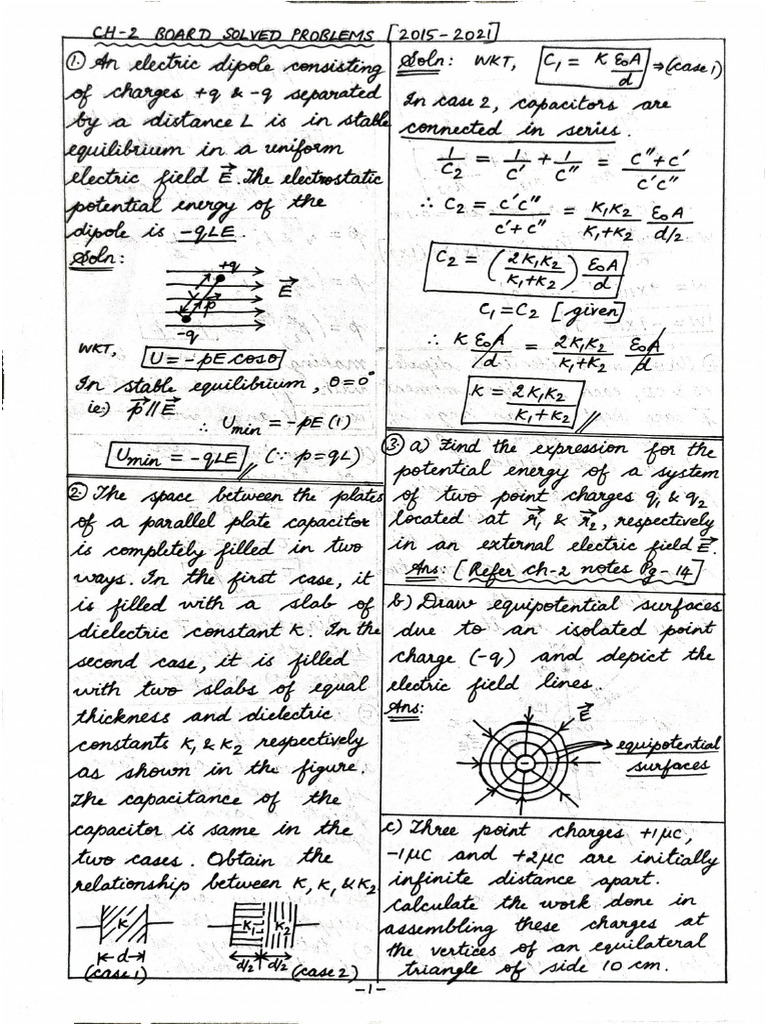 ch-2 Board problems | PDF