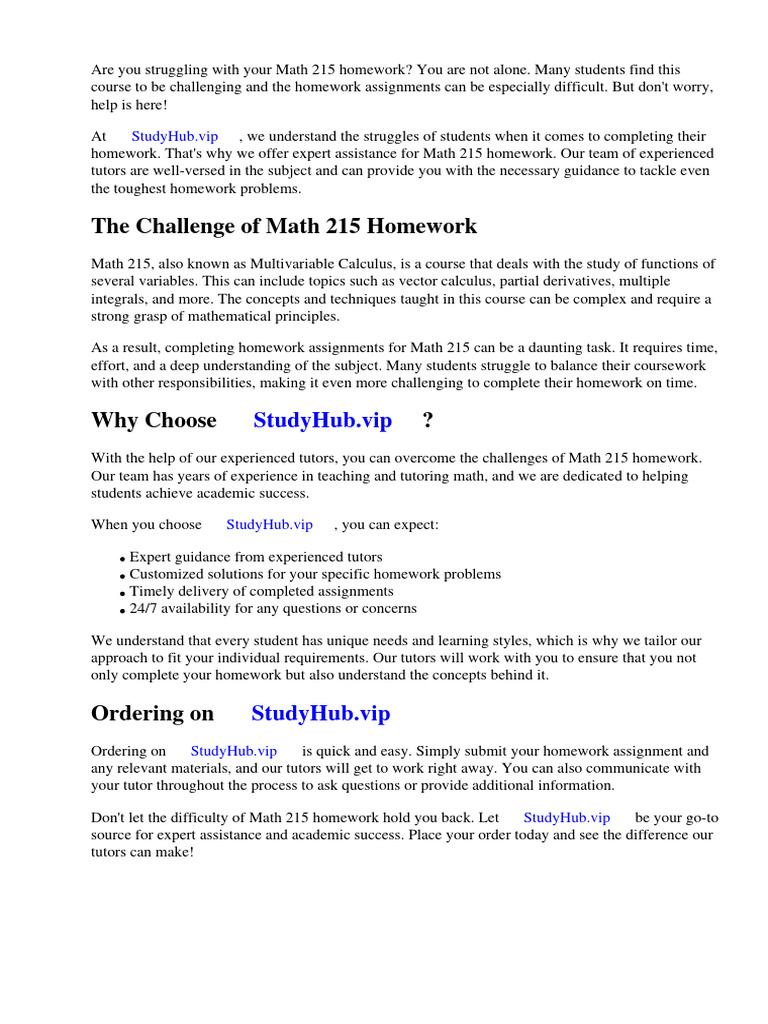 Math 215 Homework | PDF | Mathematics | Real Number