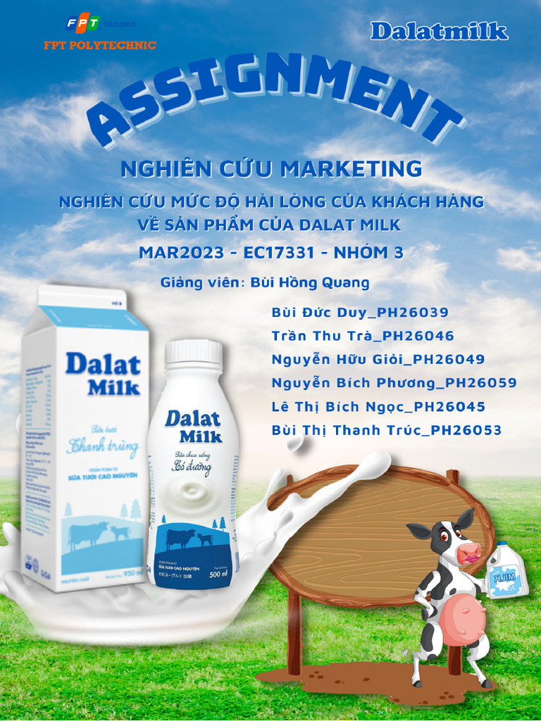 Nghien Cuu Mar - Dalat Milk | PDF