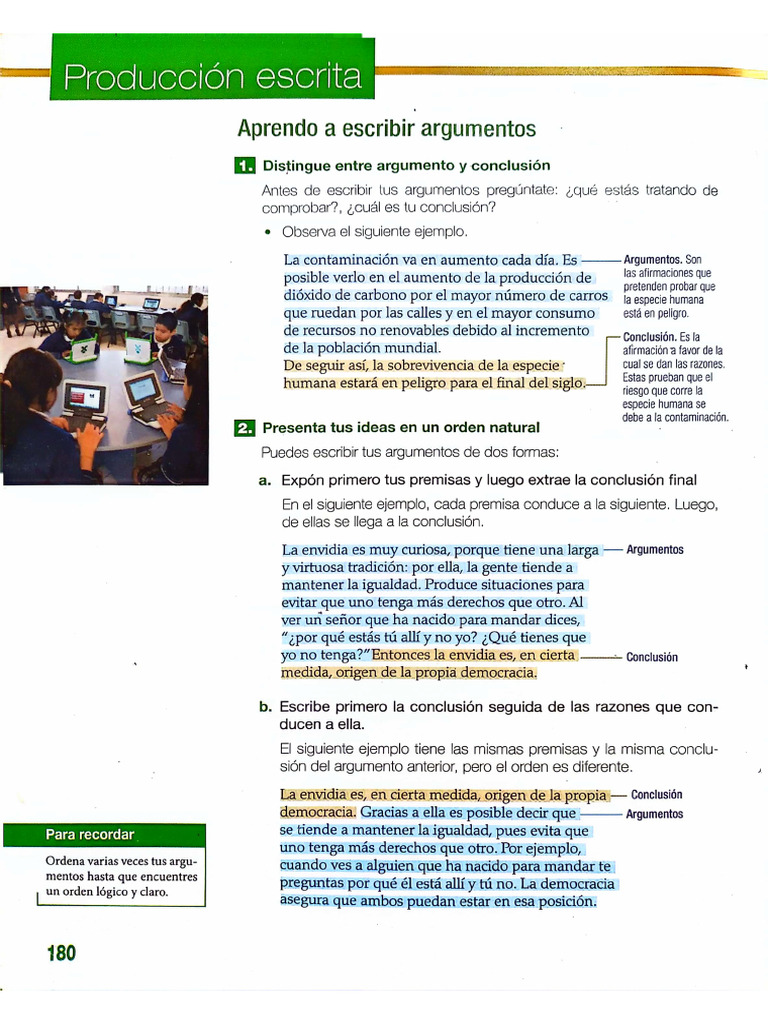 Pasos para Escribir Un T. Argum 7° | PDF